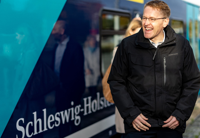 Ministerpräsident an Bord!